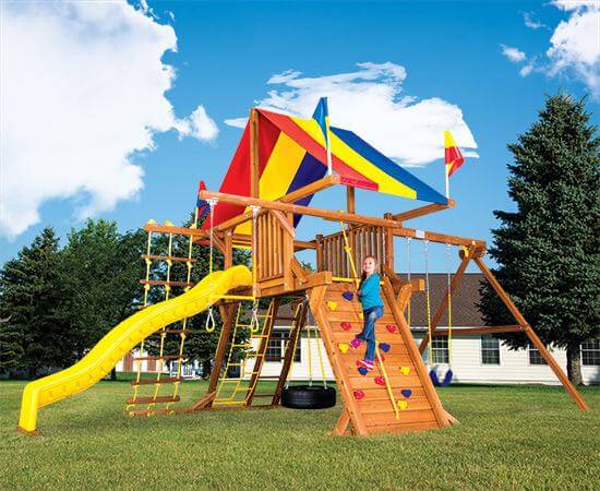 Rainbow Castle Swing Sets | Original Rainbow | Rainbow Play Systems