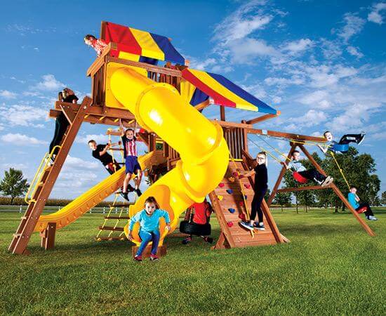 Rainbow Castle Swing Sets | Original Rainbow | Rainbow Play Systems