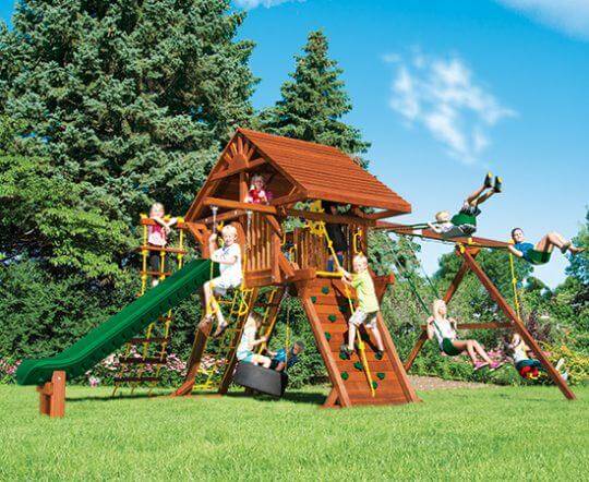 Rainbow Castle Swing Sets | Original Rainbow | Rainbow Play Systems