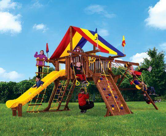 Rainbow Castle Swing Sets | Original Rainbow | Rainbow Play Systems