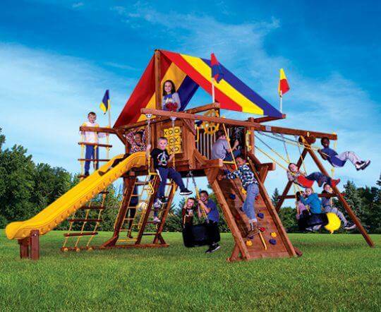 Rainbow Castle Swing Sets | Original Rainbow | Rainbow Play Systems