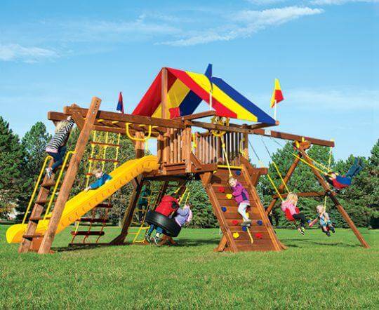Rainbow Castle Swing Sets | Original Rainbow | Rainbow Play Systems